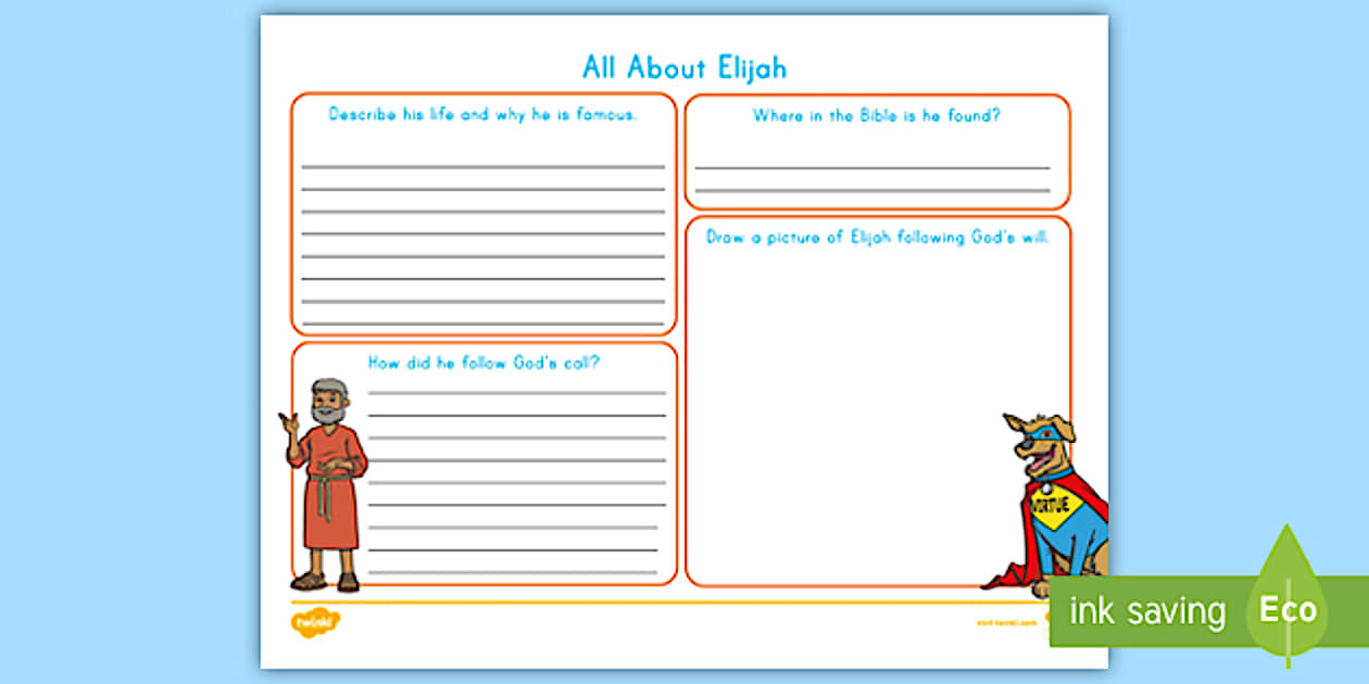 Old Testament Heroes All About Elijah | VBS | Twinkl USA