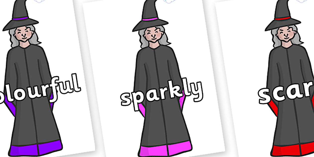 Wow Words on Witches (Teacher-Made) - Twinkl