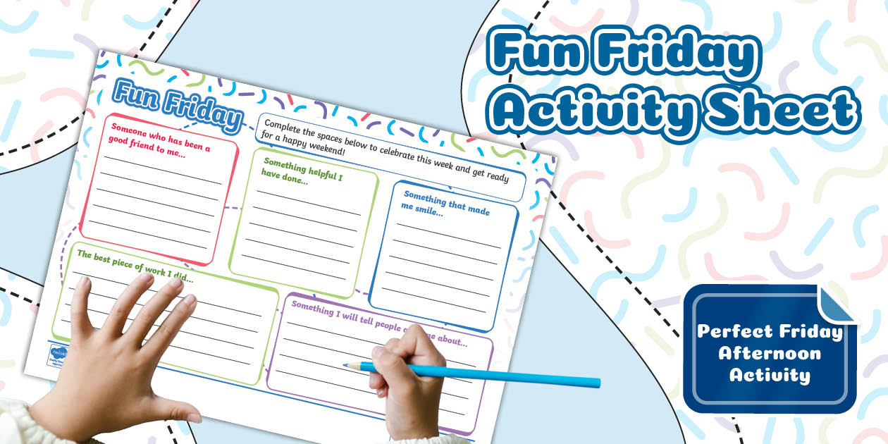 KS1 Fun Friday Activity Sheet