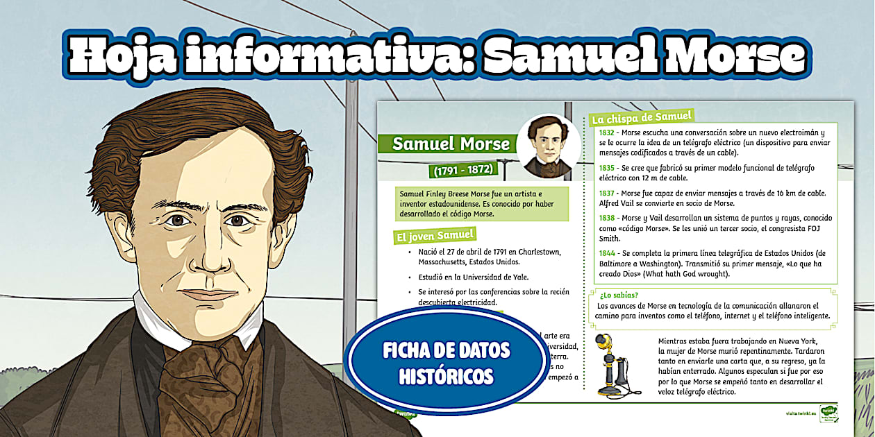 Hoja informativa: Samuel Morse
