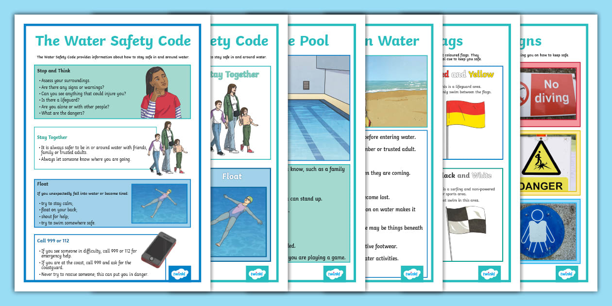 * NEW * KS2 Water Safety Display Posters (teacher made)