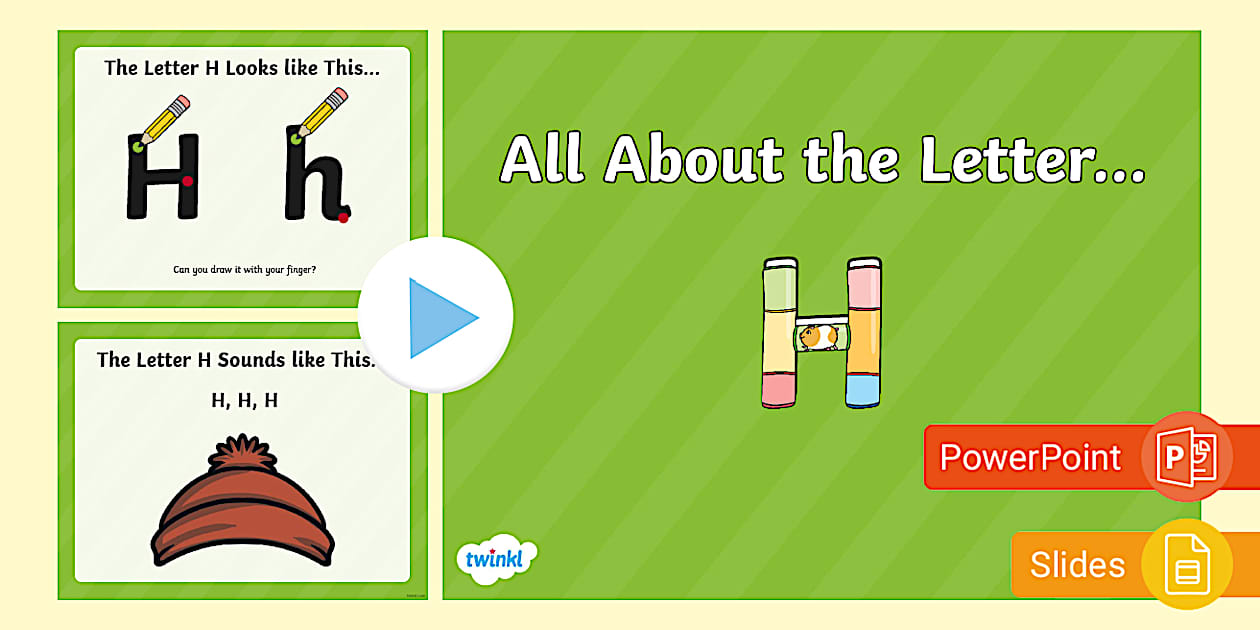 All About the Letter H PowerPoint (teacher made) - Twinkl