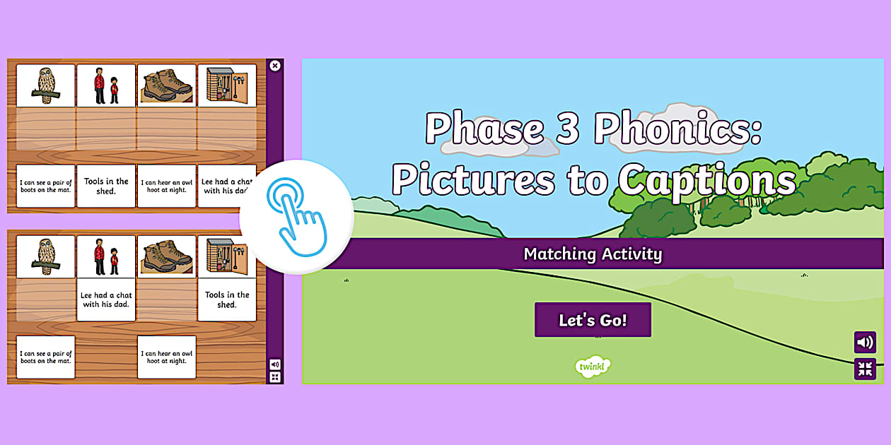 Phase 3 Phonics Matching Activity | Literacy Games - Twinkl