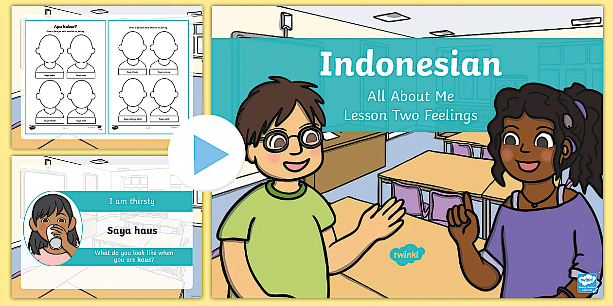 Indonesian All About Me Lesson 2 Feelings PowerPoint