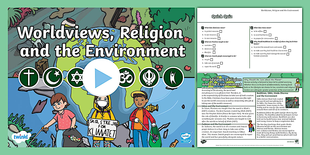 KS1 Worldviews, Religion and the Environment Teaching Pack