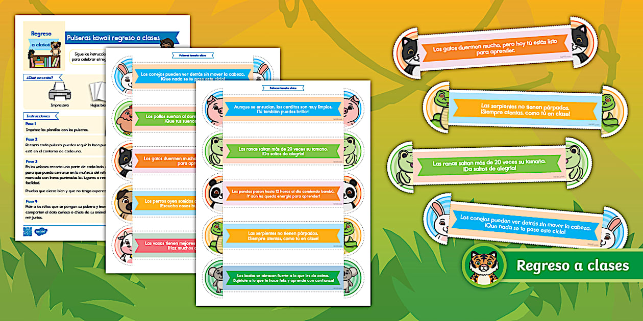 Manualidades de regreso a clases kawaii (teacher made)