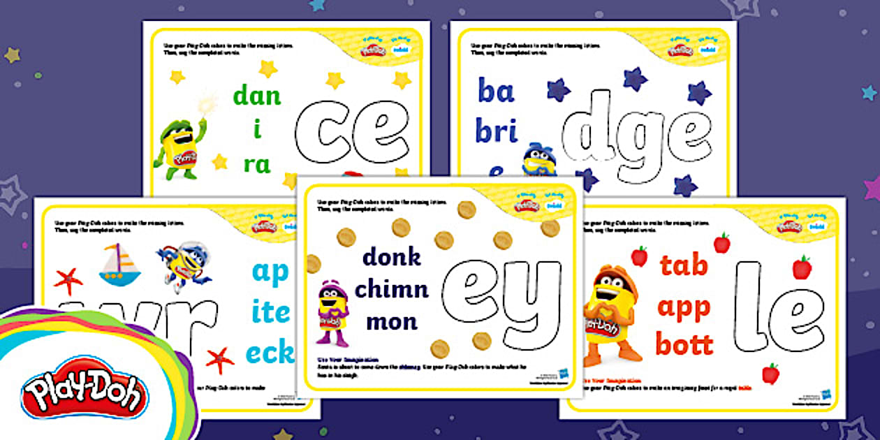 FREE! - Play-Doh: Practicing Spelling Rules Mats - Set Two