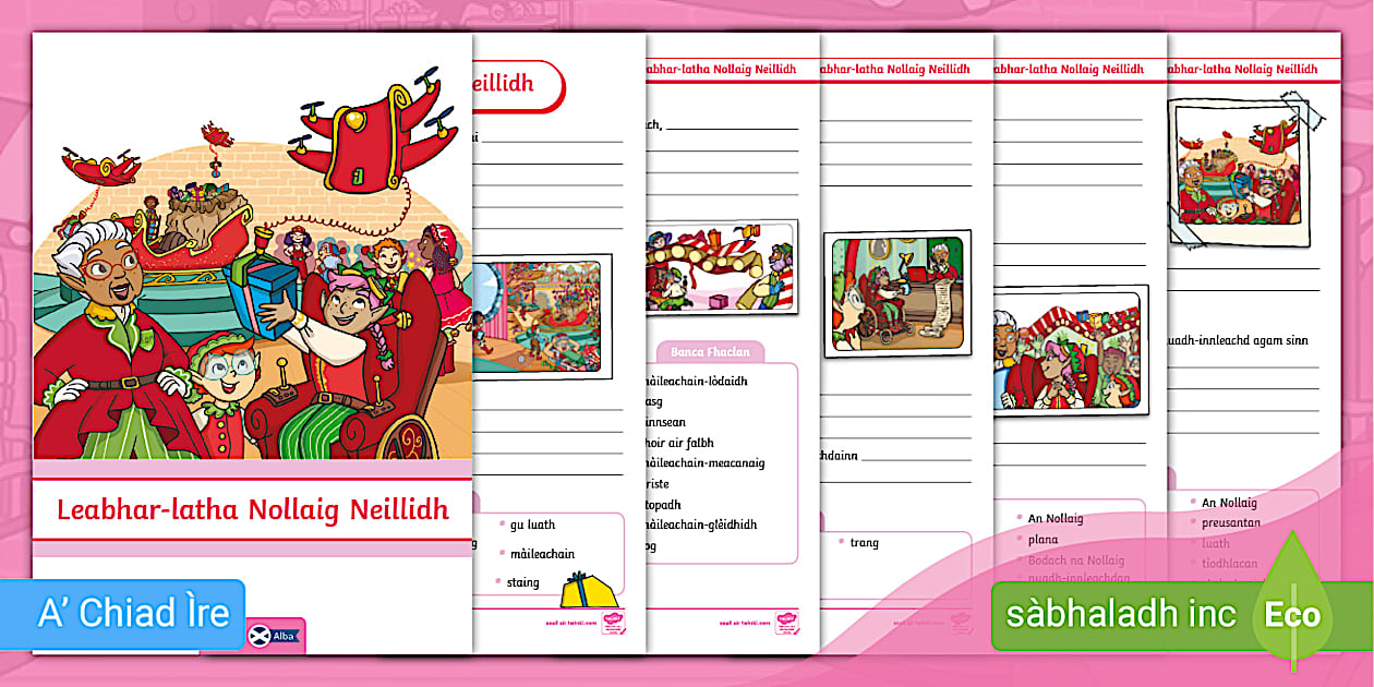 Leabhar-latha Nollaig Neillidh – Leabhran Gnìomh-sgrìobhaidh