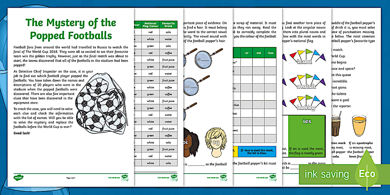 F-2 The Riddle of the Popped Footballs: The World Cup 2018 SPaG