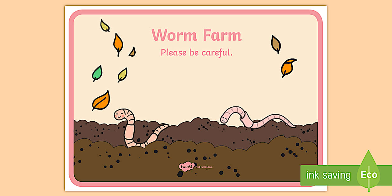 Worm Farm Display Poster (professor feito) - Twinkl
