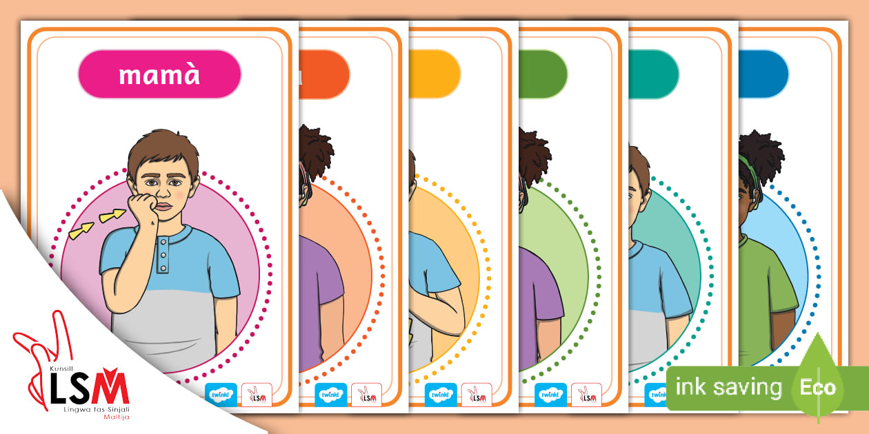 FREE! - Il-Lingwa tas-Sinjali Maltija l Kartelluni tal-Familja