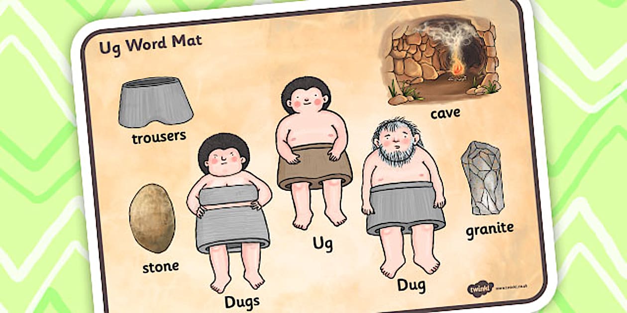 Cursive Word Mat to Support Teaching on Ug - Twinkl