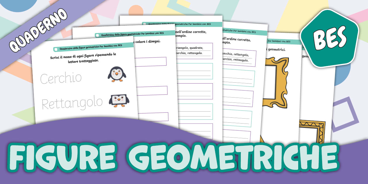 Figure geometriche: quaderno BES