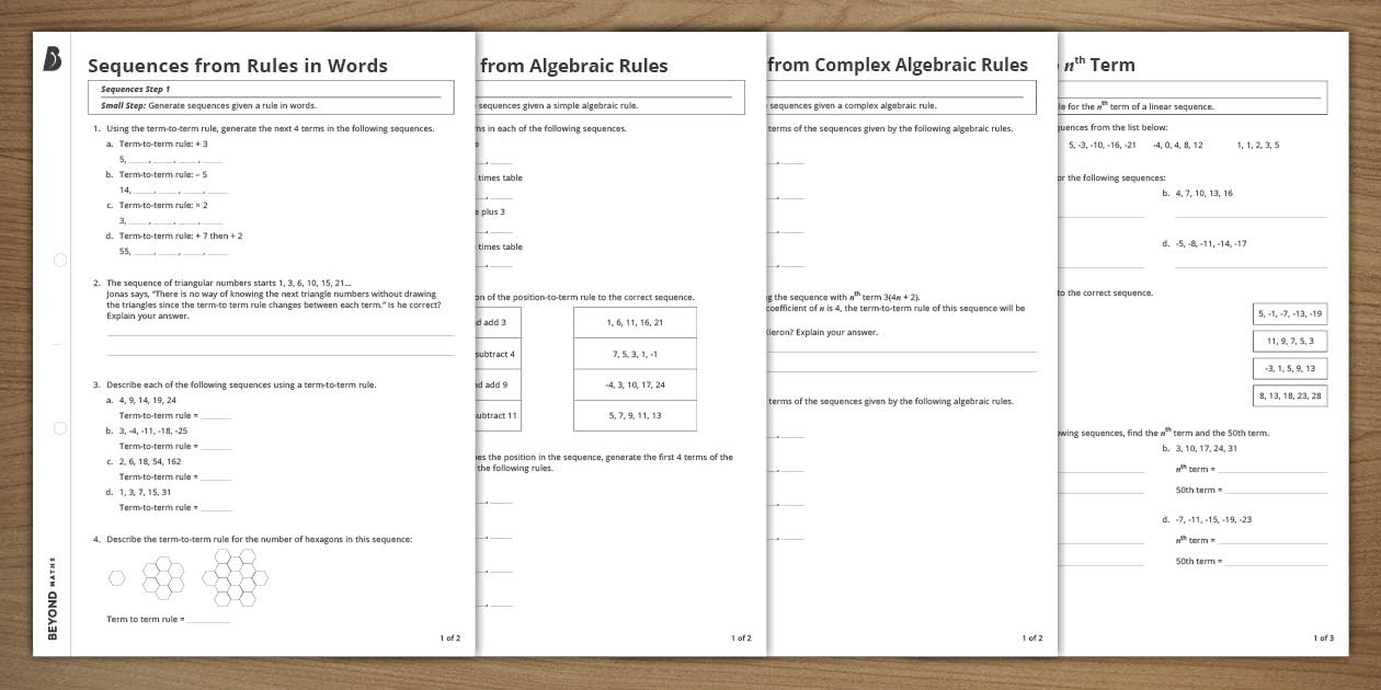 👉 Sequences - Teaching Bundle (teacher made) - Twinkl