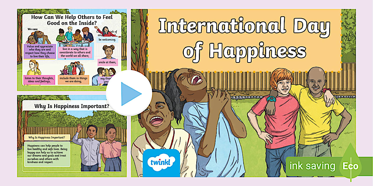 International Day of Happiness PowerPoint KS2 | Twinkl