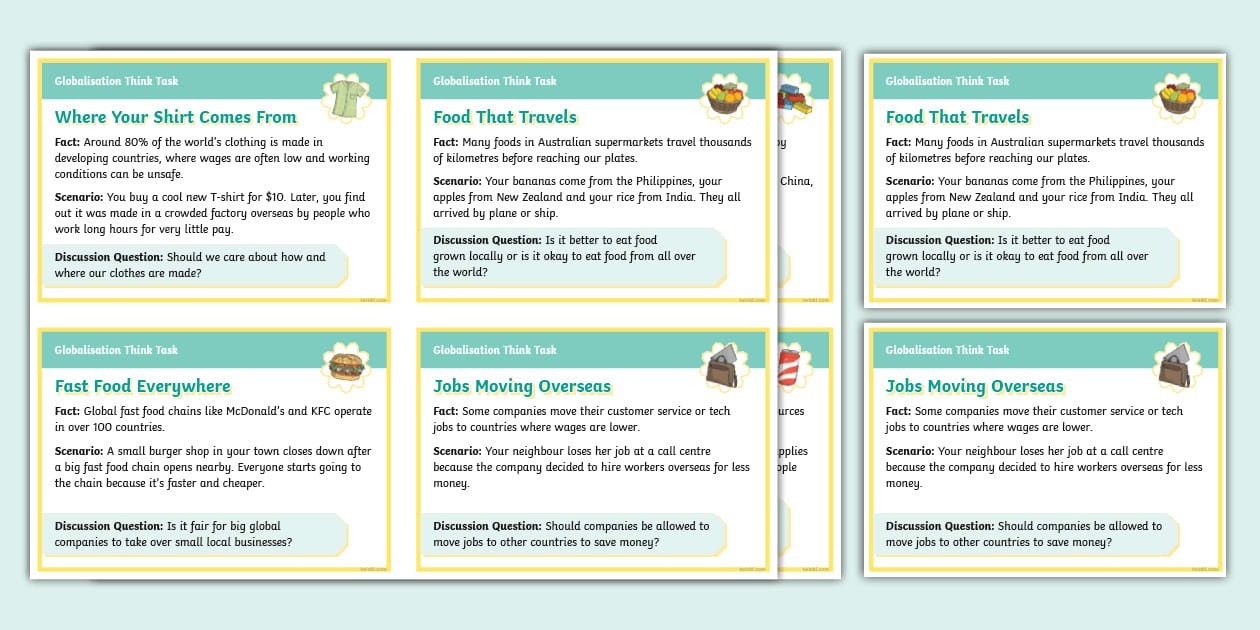 Globalisation: 25 Big Questions for Curious Kids - Twinkl
