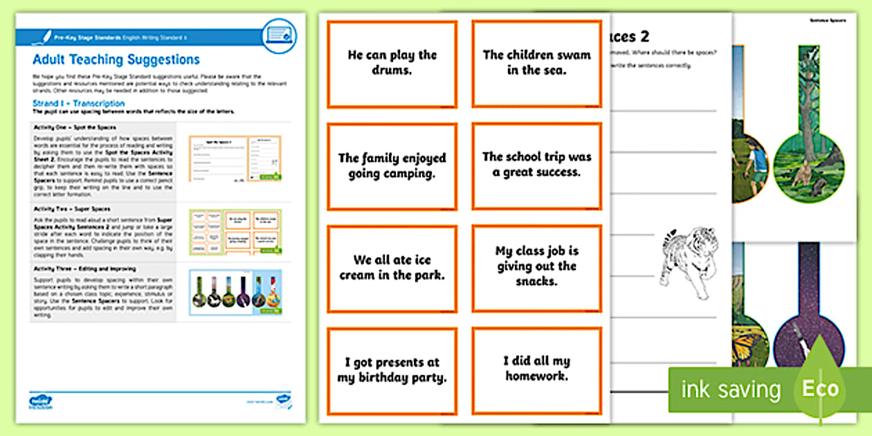 Pre-Key Stage Standards English Writing Standard 6 Strand I Resource Pack