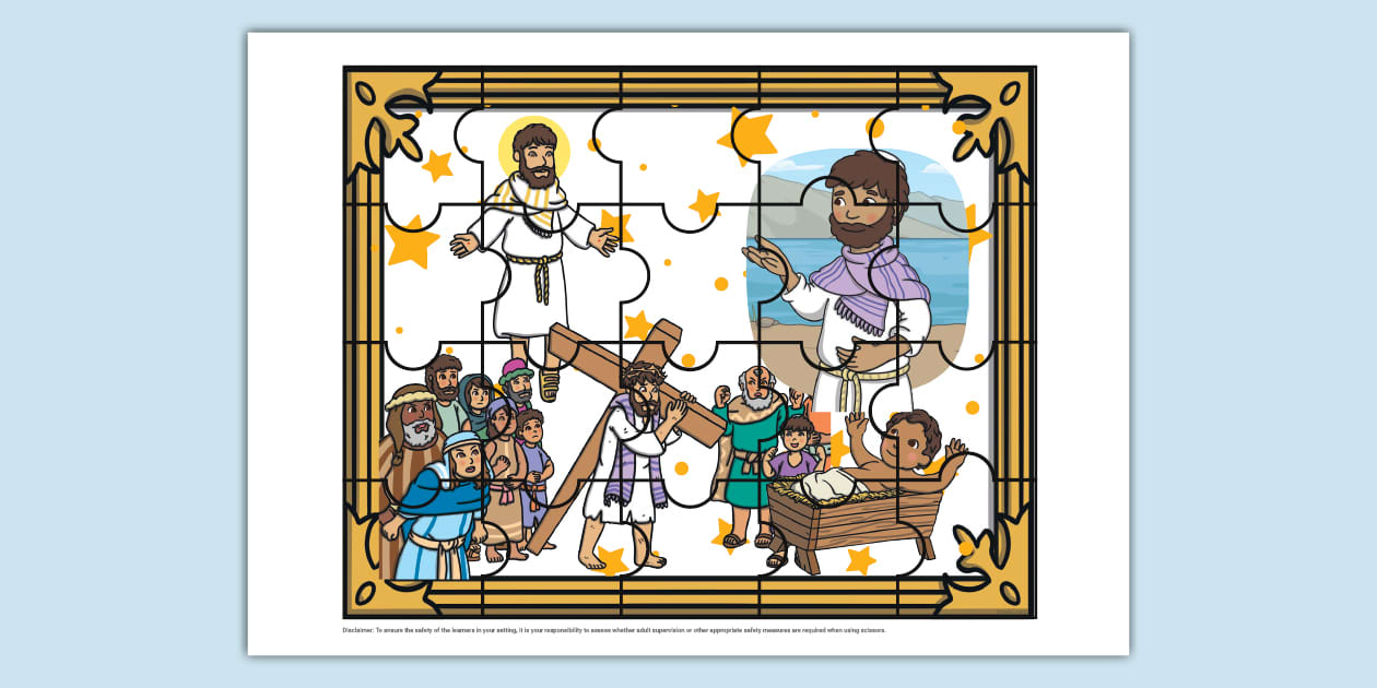 Jesus Jigsaw Puzzle - Twinkl Jigsaw Puzzle (Teacher-Made)
