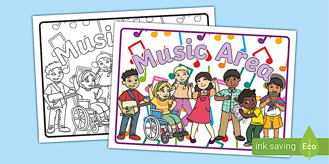 👉 Music Area Display Poster (teacher made) - Twinkl