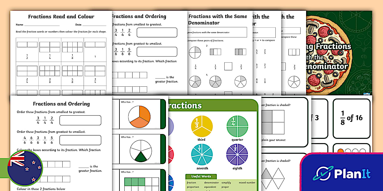 Phase 1 Number: Halves, Thirds, Quarters, Fifths, Sixths, and Eighths