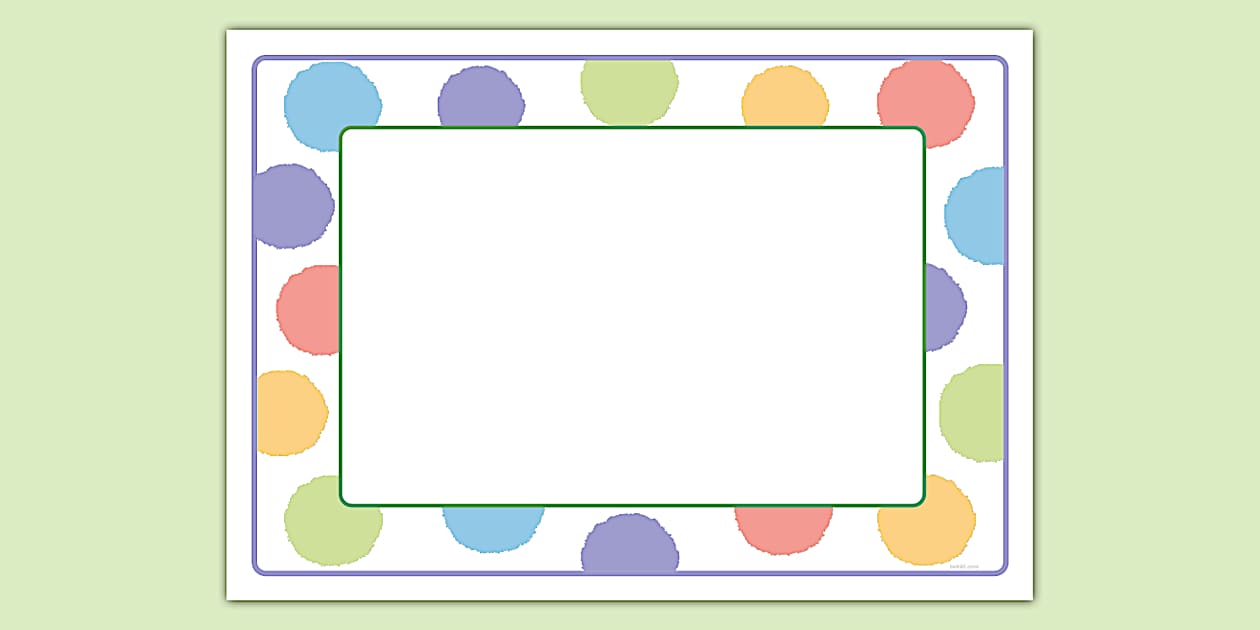 Muted Colour Splodges Themed Editable Poster (teacher made)