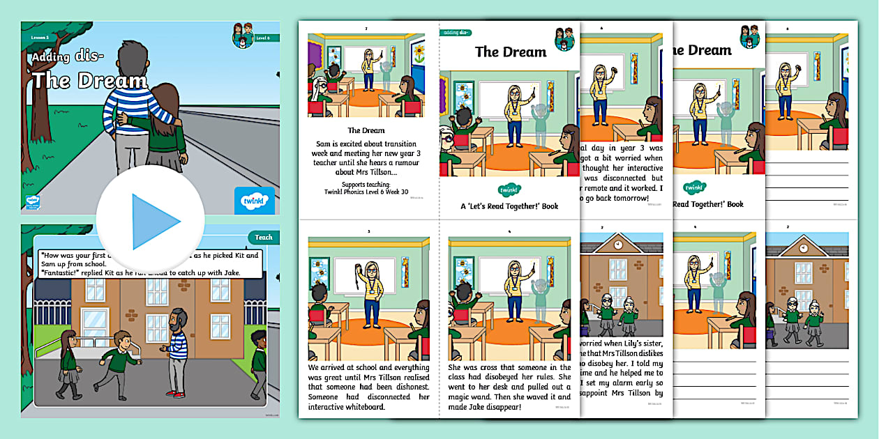 Level 6 Week 30 Lesson 5 - adding dis- - Twinkl