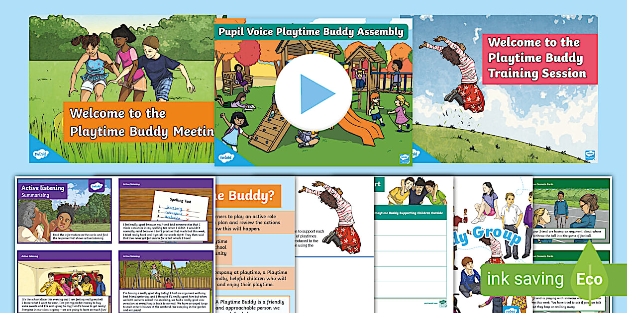 Playtime Buddy Resource Pack - Pupil Voice Resources