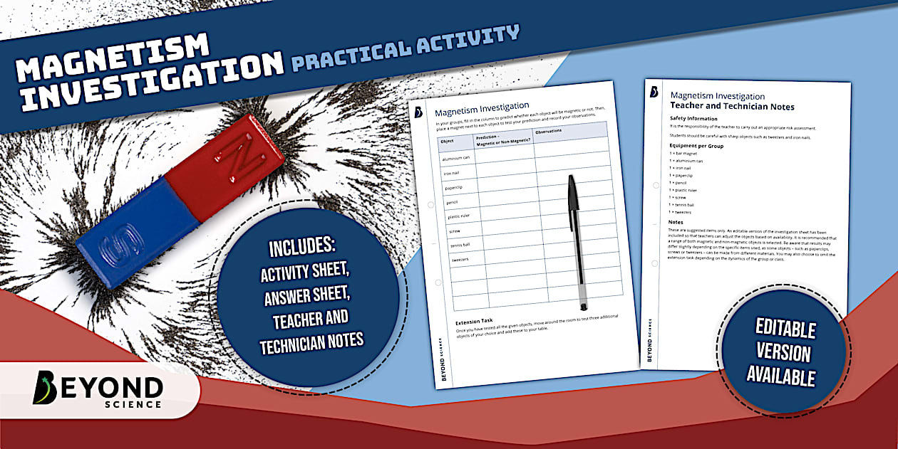Magnetism Investigation Activity Pack | Beyond Science