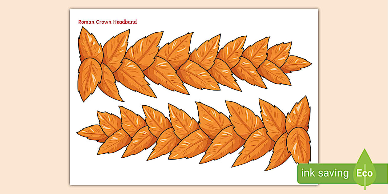 Roman Crown Headband - Twinkl - History (teacher made)