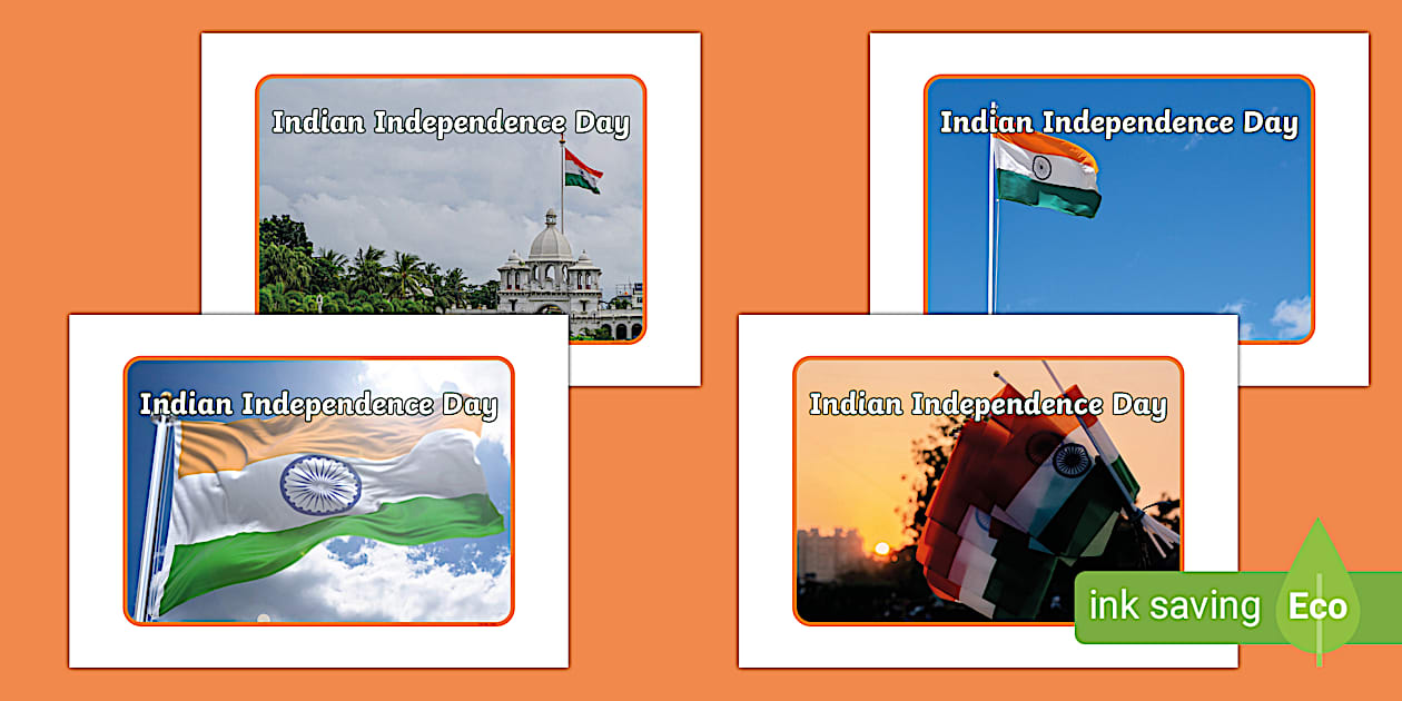 India’s Independence Day images for Kids (professor feito)