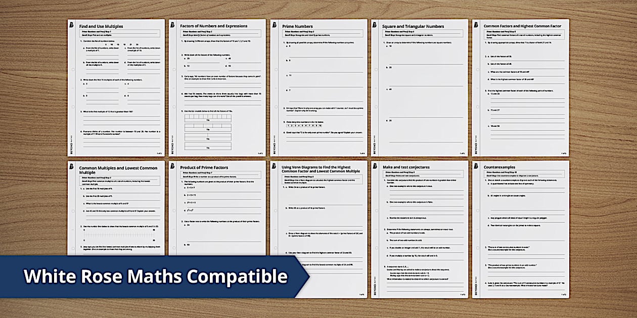 👉 Prime Numbers and Proof - Teaching Bundle - Twinkl
