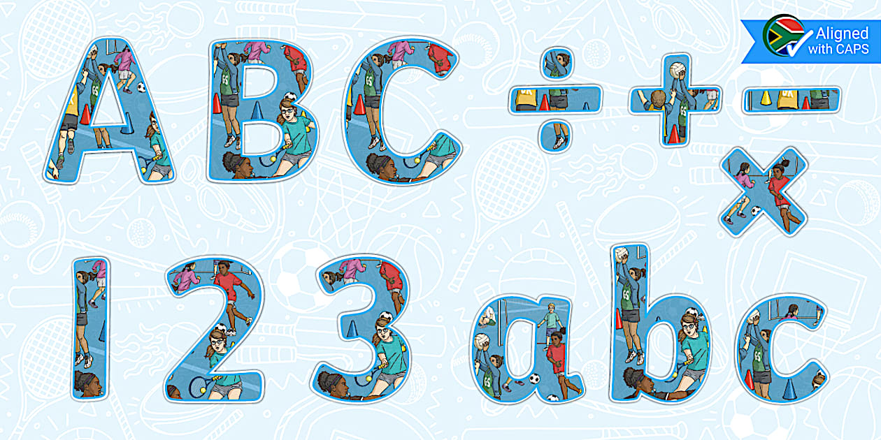 Grade 4 Term 2 Physical Invasion Games Display Lettering