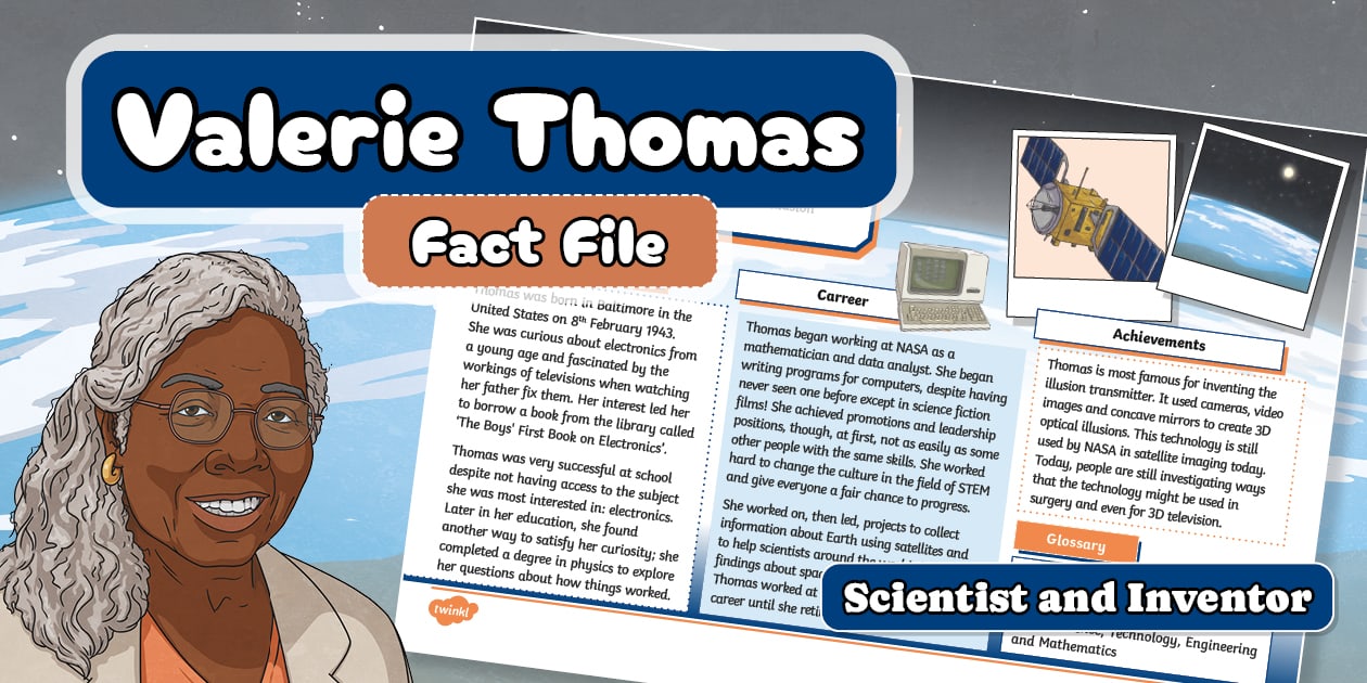 KS2 Valerie Thomas Fact File