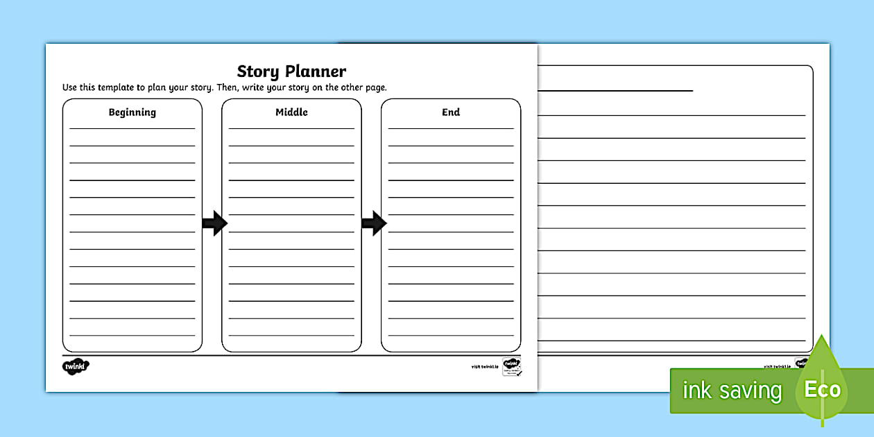Narrative Writing Planning Template | Primary Resource