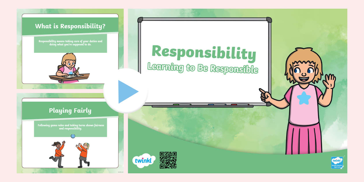 Values PowerPoint - Responsibility (teacher made) - Twinkl