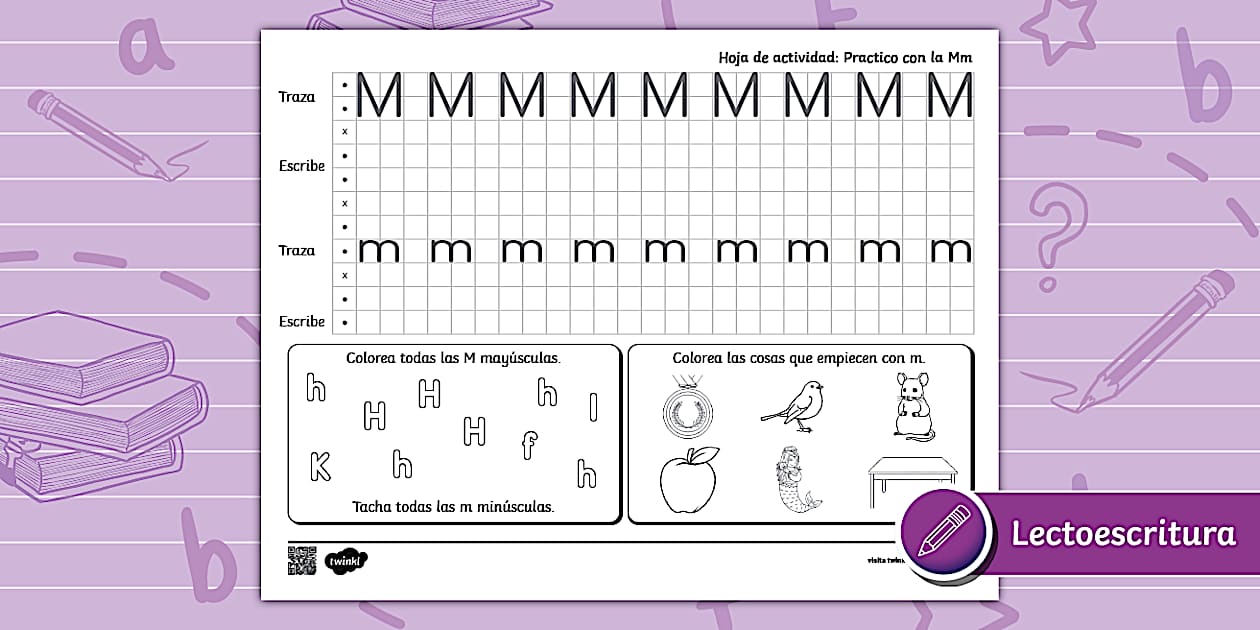 Hoja de actividad: Practico con la Mm (Hecho por educadores)