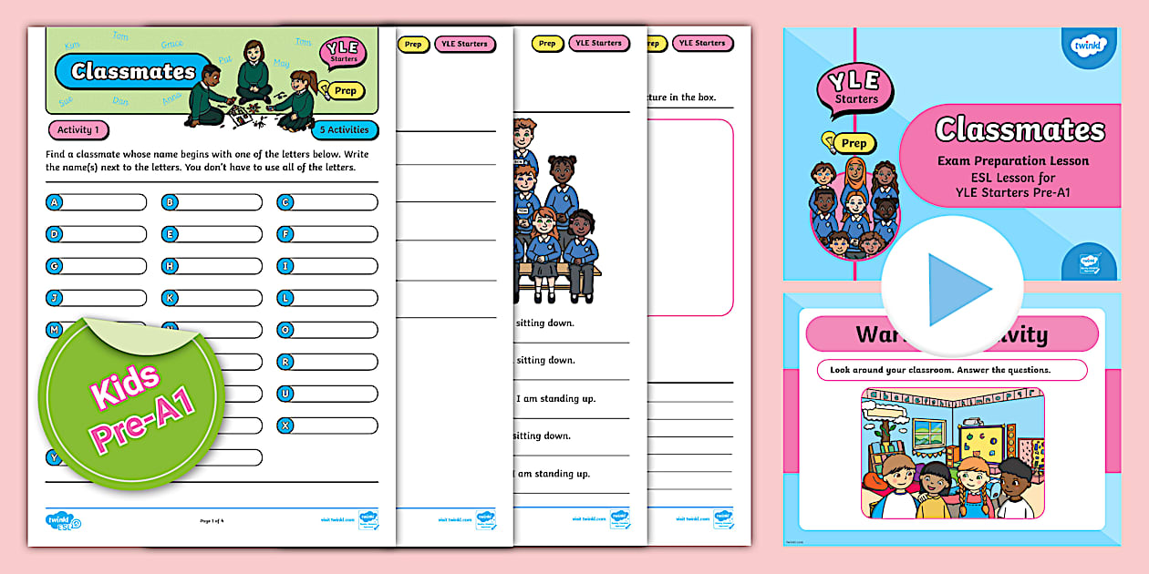 YLE Starters - Prep Lesson (Classmates) (teacher made)