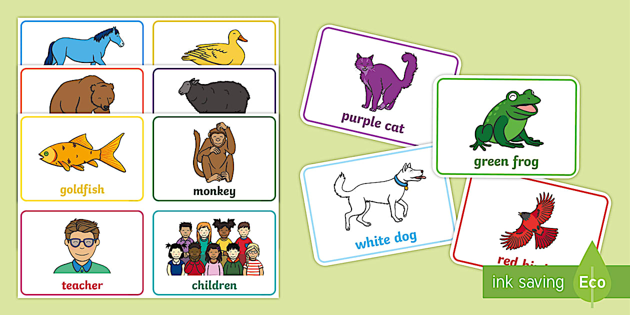 Colour Prompt Cards to Support Teaching on Brown Bear Brown Bear