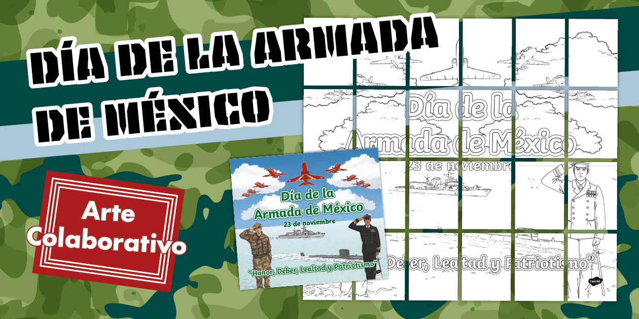 Arte Colaborativo: Día de la Armada de México