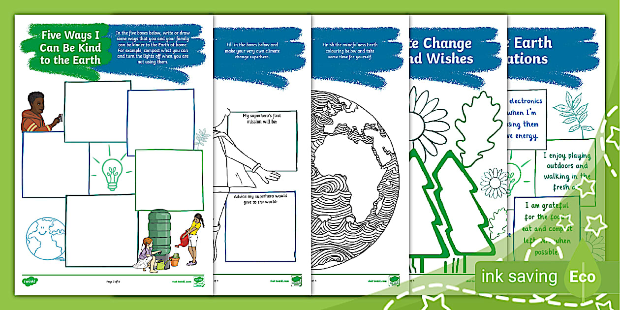Climate Change Activity Pack: World Thinking Day - Twinkl