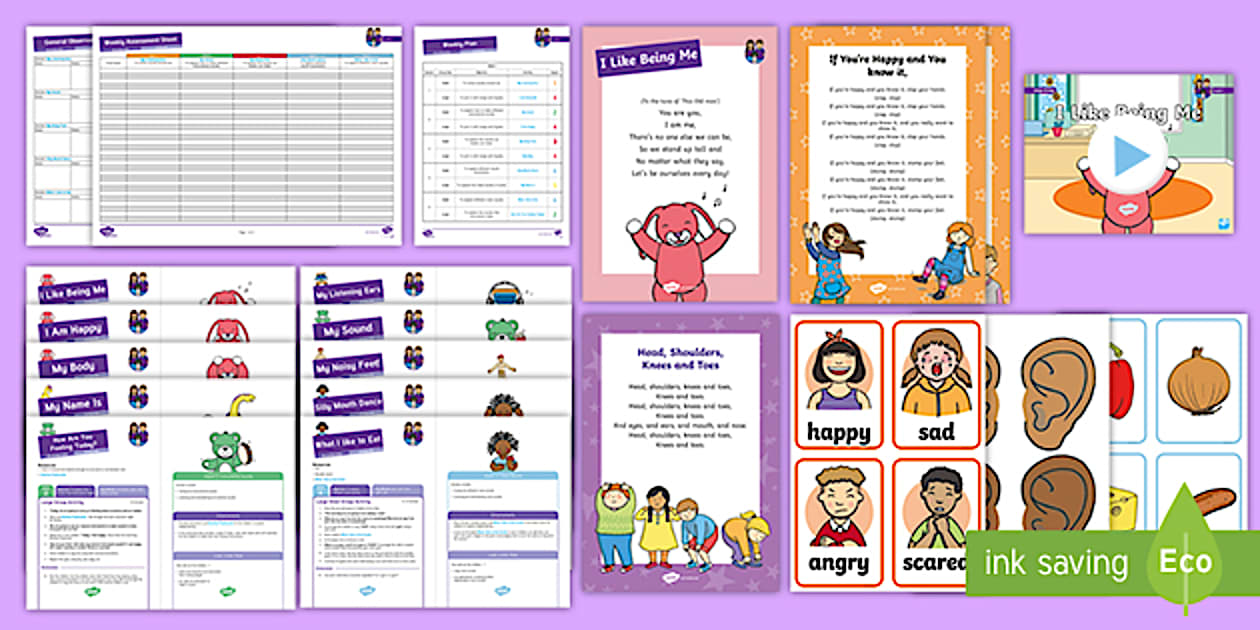 Phonics Level 1, Week 6 - All About Me Lesson Pack - Twinkl