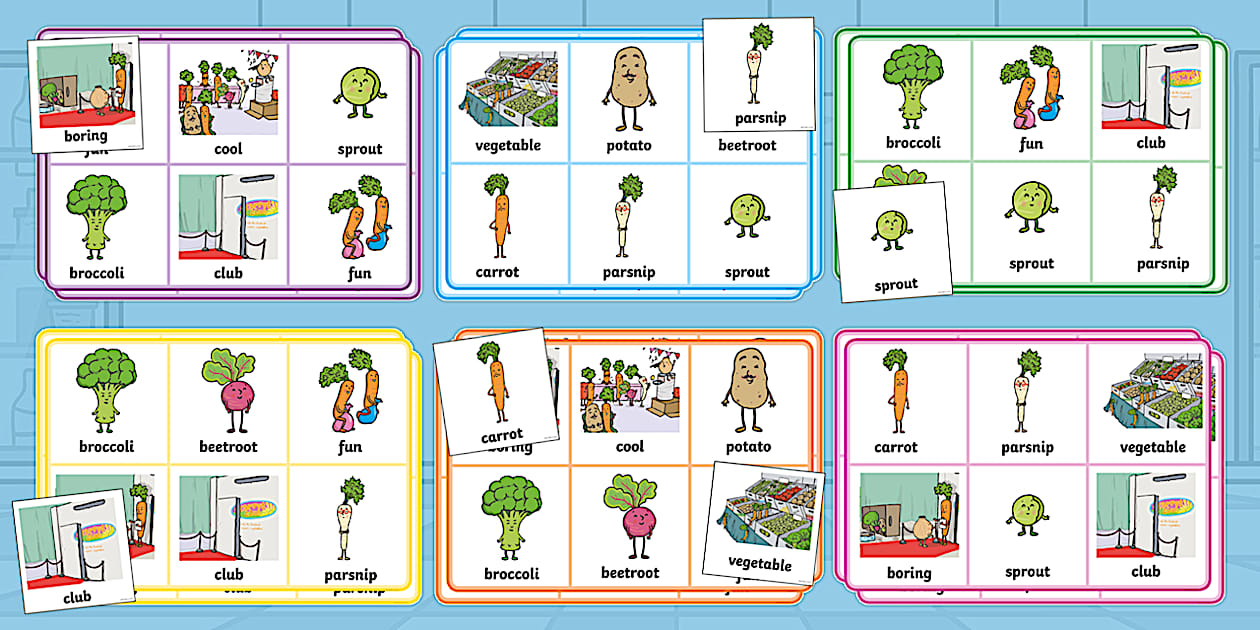 Carrot Club Matching Cards and Board Game (teacher made)