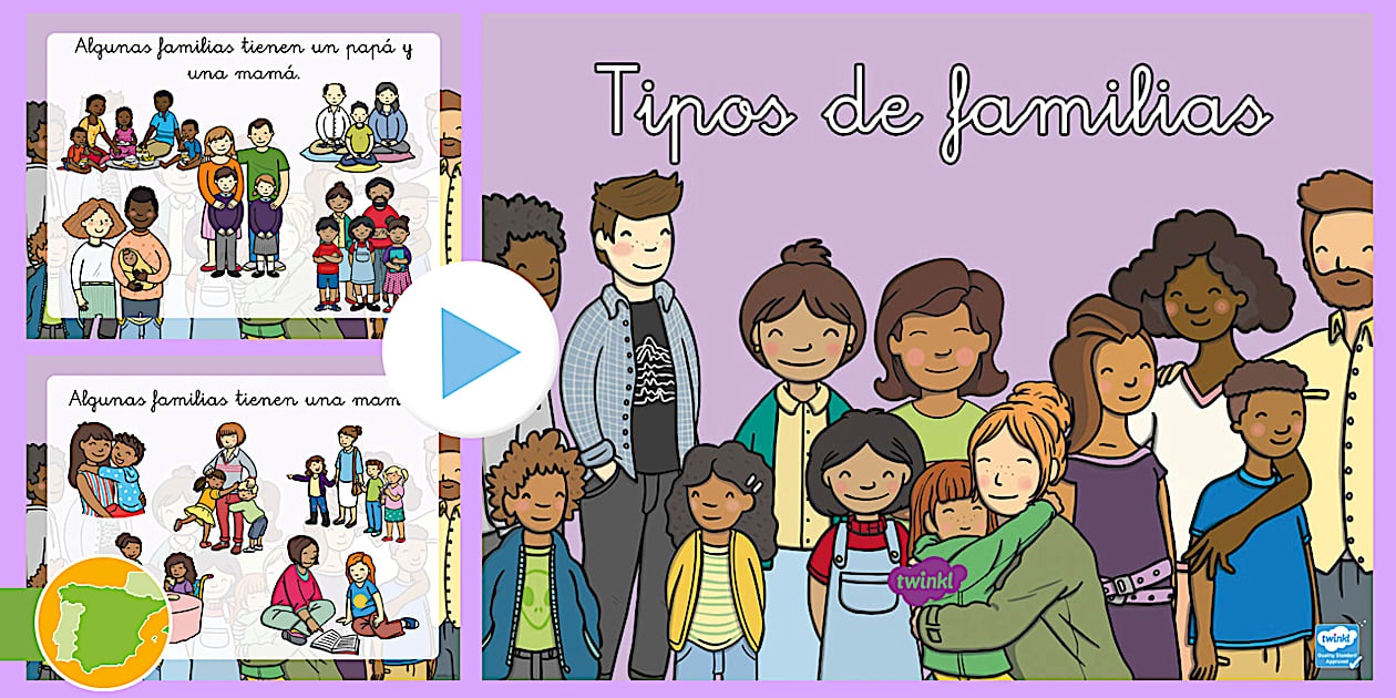 Presentación en PowerPoint: Tipos de familias - La igualdad