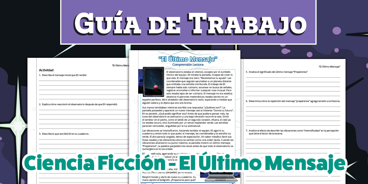 Ciencia Ficción | Comprensión de Lectura | 8° | Lengua