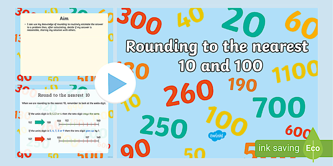 Real World Rounding to 10 and 100 CfE Second Level PowerPoint