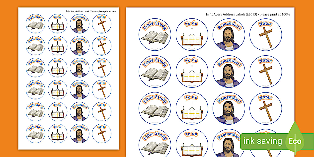 Bible Study Planner Stickers (teacher made) - Twinkl