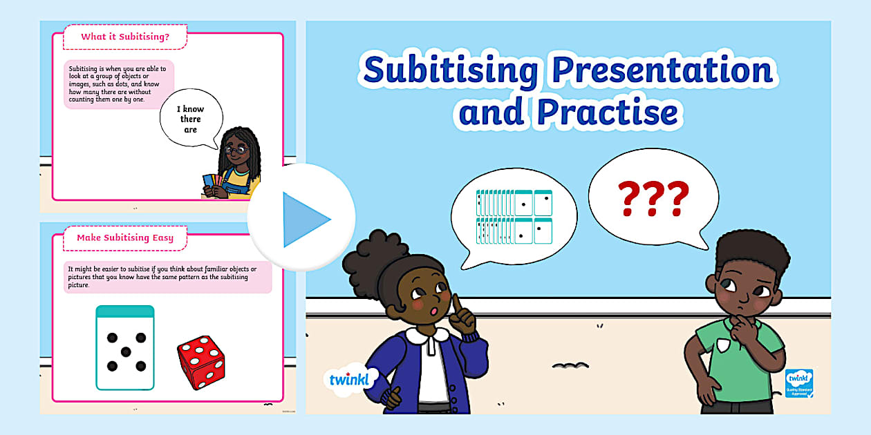 Subitising Presentation and Practise (teacher made) - Twinkl