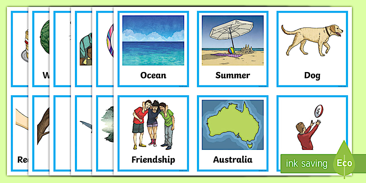 QLD Cinquain Poem Topic Cards (teacher made) - Twinkl