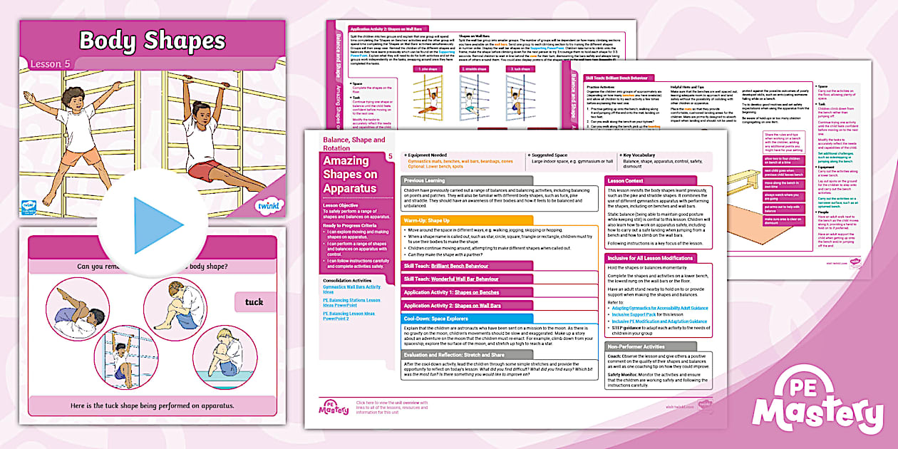 PE Mastery: Gymnastics Using Primary School Apparatus