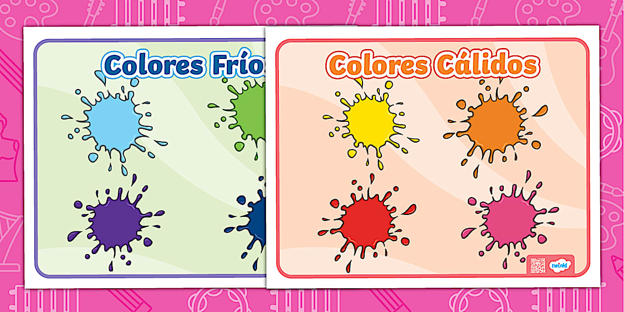 Póster: Colores Cálidos y Fríos (Hecho por educadores)